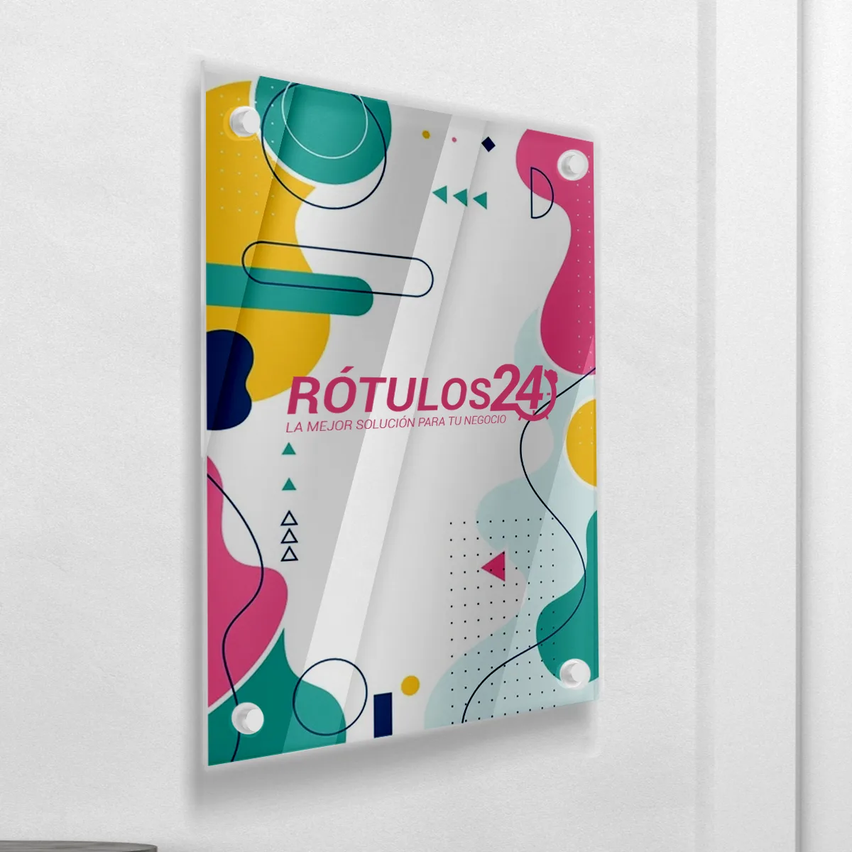 Placas de Metacrilato rotuladas con impresion (Low Cost)